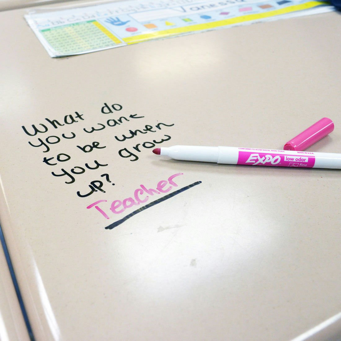 Motivational Messages on Student Desks | EXPO | Expo CA